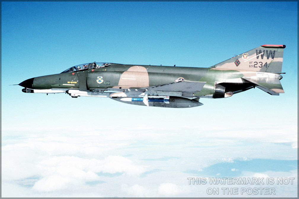 Poster, Many Sizes Available; F-4 Phantom Ii Wild Weasel Modified To T ...