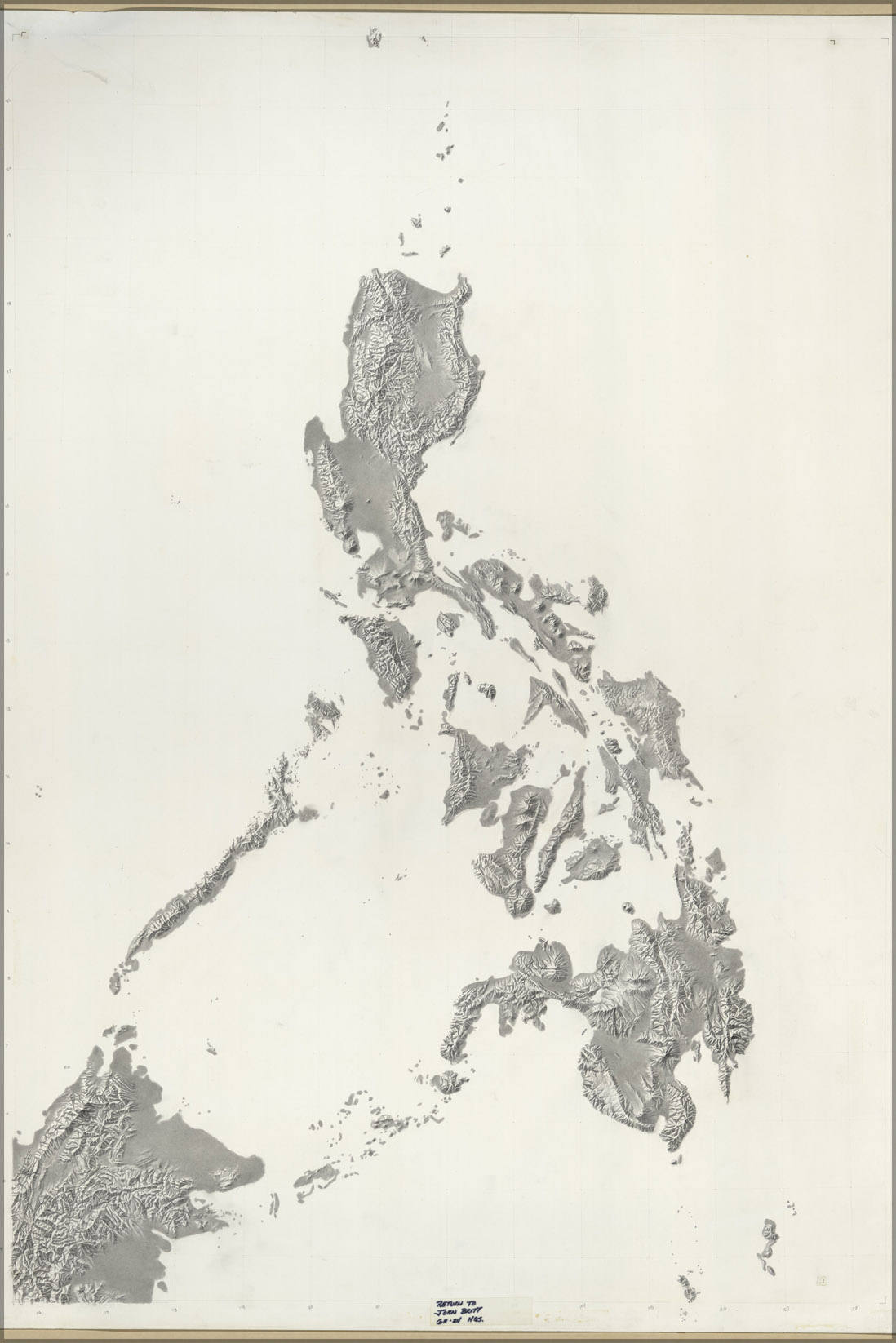 Poster, Many Sizes Available; Cia Terrain Map Of Philippines ...