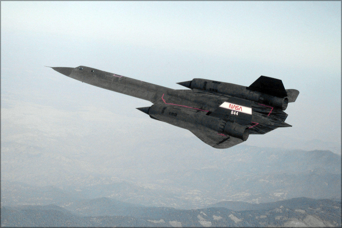 Poster, Many Sizes Available; Sr-71A Blackbird Nasa 844 ...