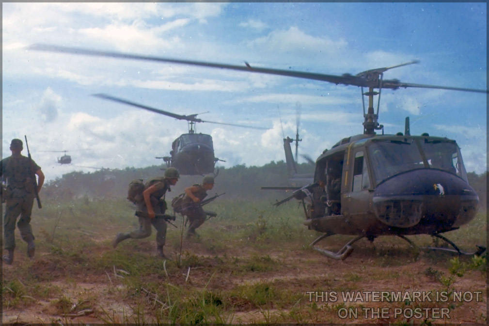 Poster, Many Sizes Available; Huey Bell Uh-1 Iroquois Helicopter ...