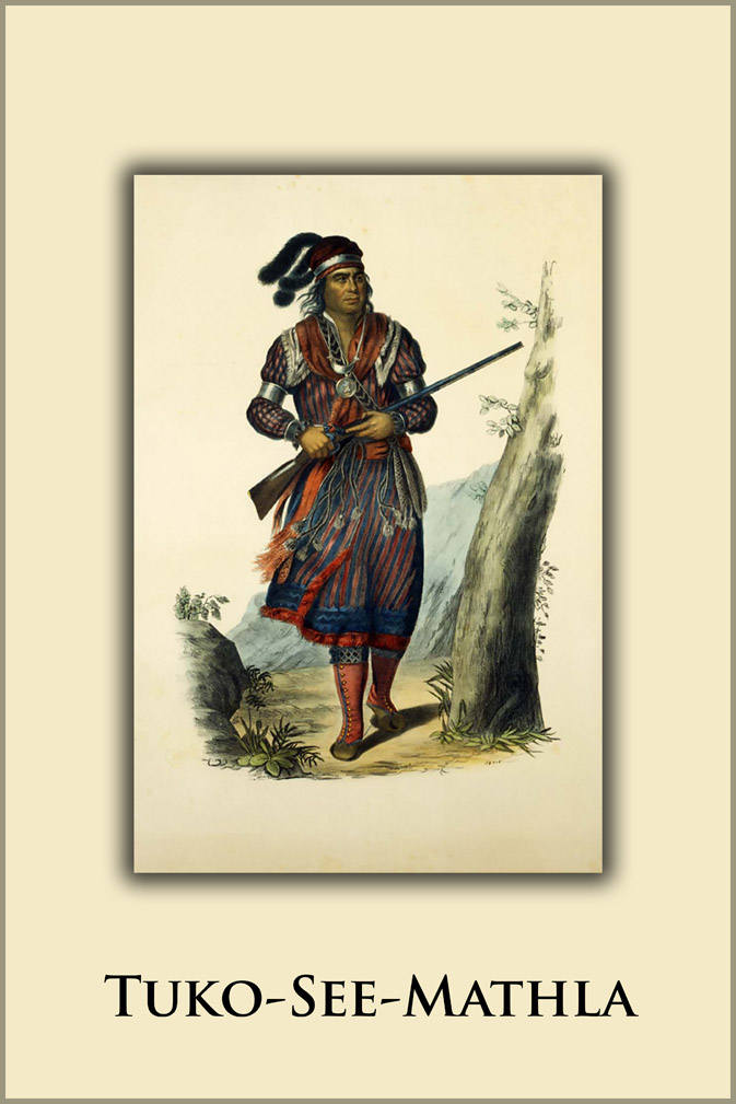 Poster, Many Sizes Available; Seminole Chief Tuko-See-Mathla Trail Of ...