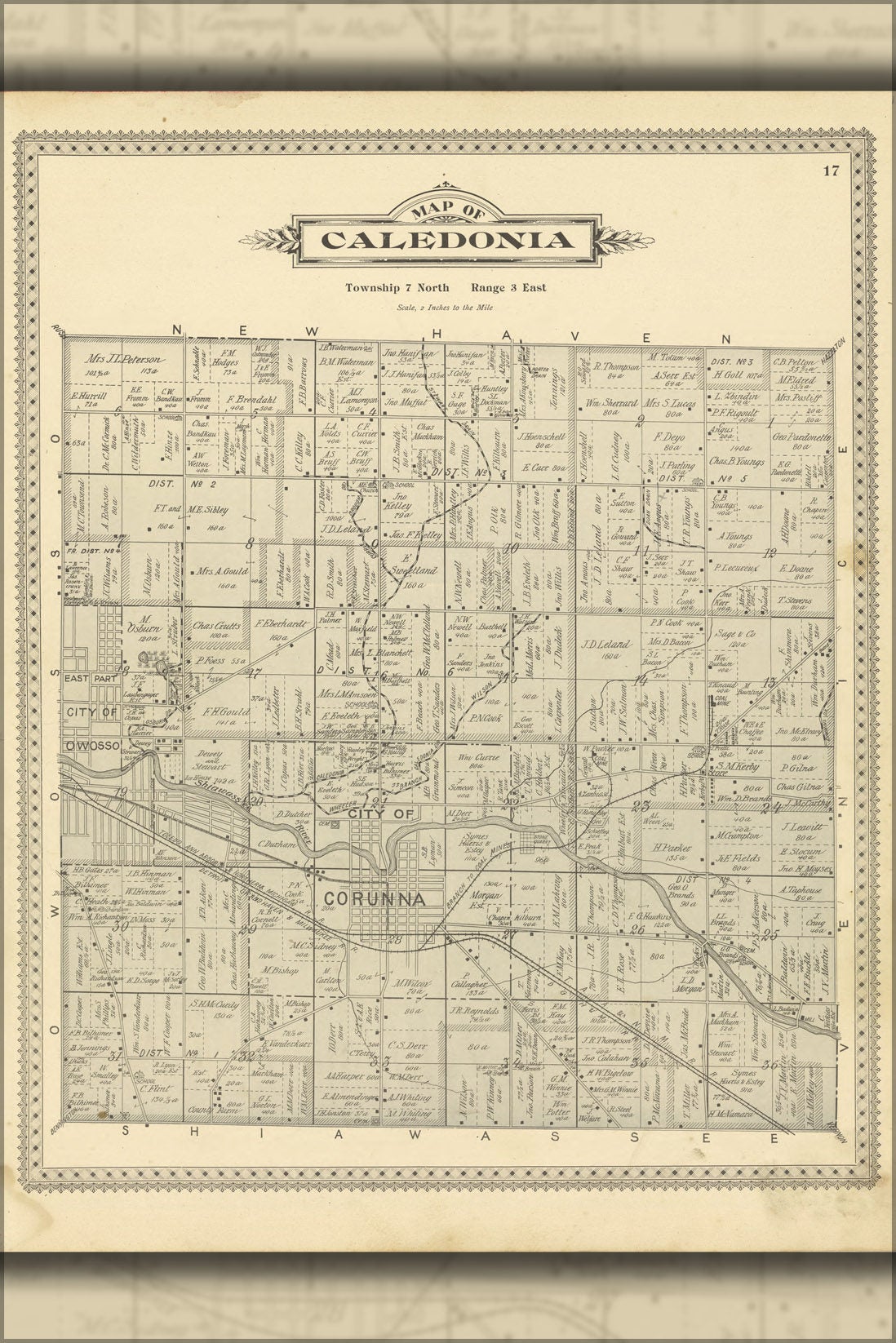 Poster, Many Sizes Available; Map Of Caledonia 1895 ...