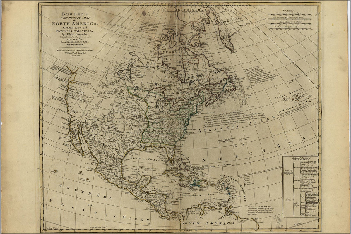 Poster, Many Sizes Available; Map Of Colonies Pre United States Of Ame ...